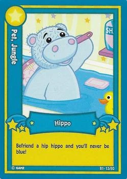 B1-13 - Hippo | Webkinz Wiki | Fandom