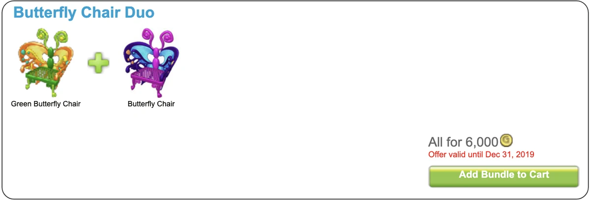 Butterfly Chair Duo | Webkinz Wiki | Fandom