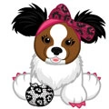 Rockerz Papillon Dog | Webkinz Wiki | Fandom
