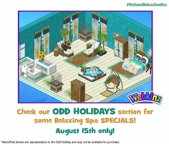 National Relaxation Day | Webkinz Wiki | Fandom