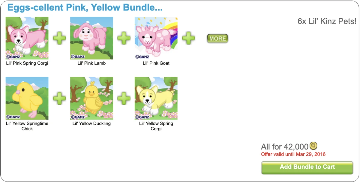 Eggs-cellent Pink, Yellow Bundle | Webkinz Wiki | Fandom