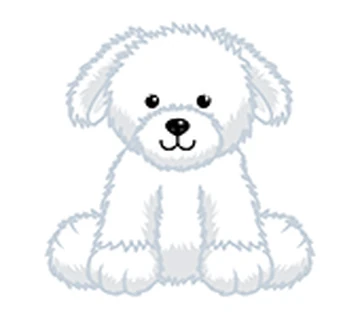 how to draw a maltese puppy step by step