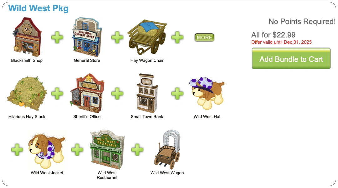Wild West Package | Webkinz Wiki | Fandom