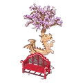Carved Flowering Tree Bench | Webkinz Wiki | Fandom