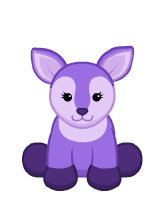 Purple Floral Fawn | Webkinz Wiki | Fandom