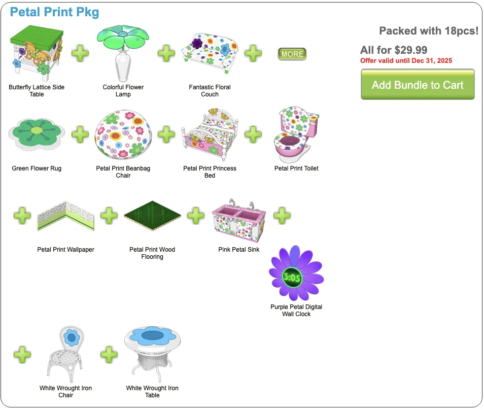 Petal Print Package | Webkinz Wiki | Fandom