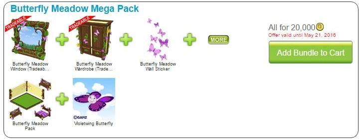 Butterfly Meadow Mega Pack | Webkinz Wiki | Fandom