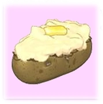 Cartoon Baked Potato