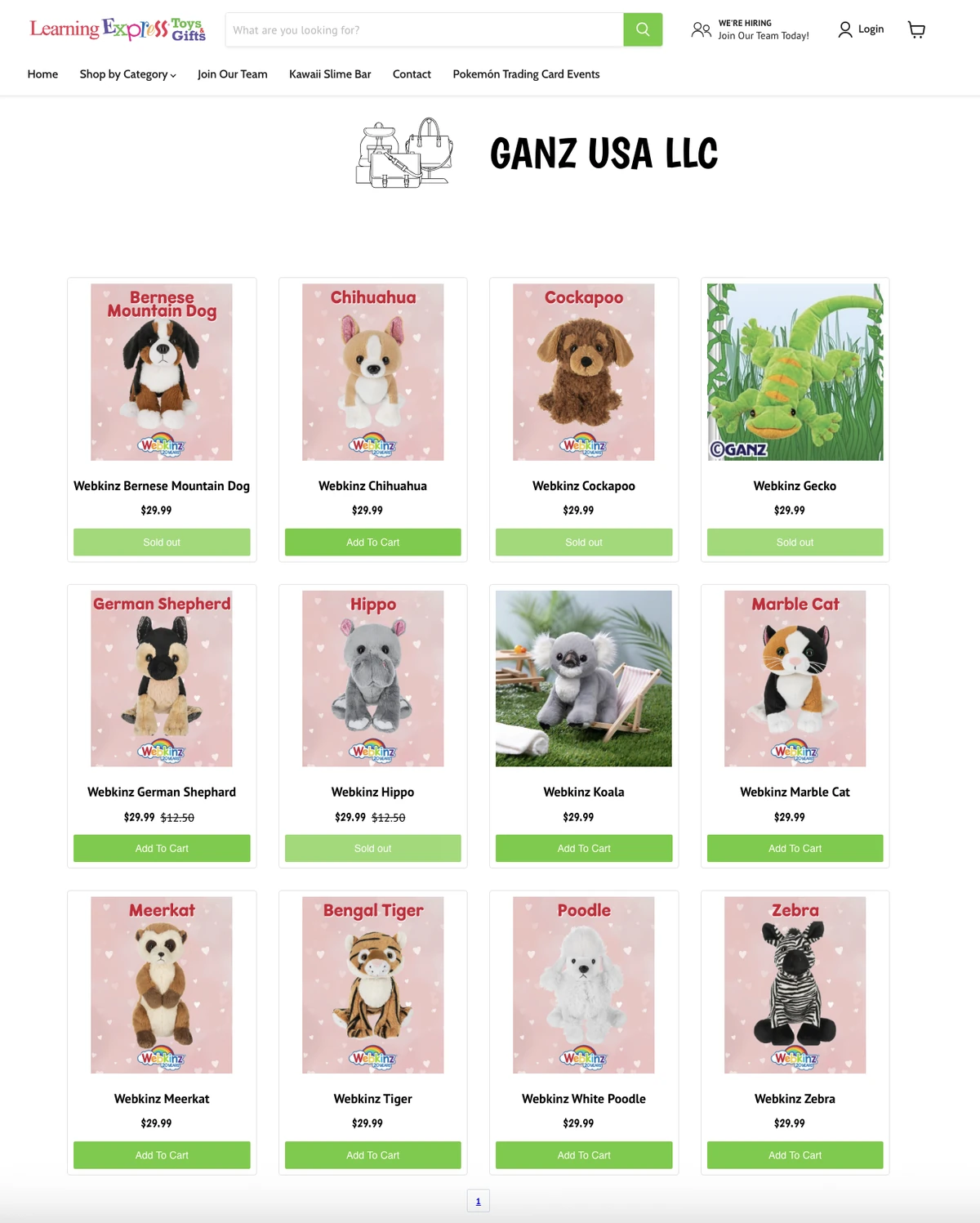 Texas Official Retailers | Webkinz Wiki | Fandom