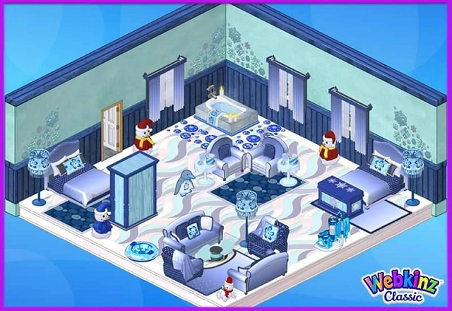 Frosty Blue Theme | Webkinz Wiki | Fandom