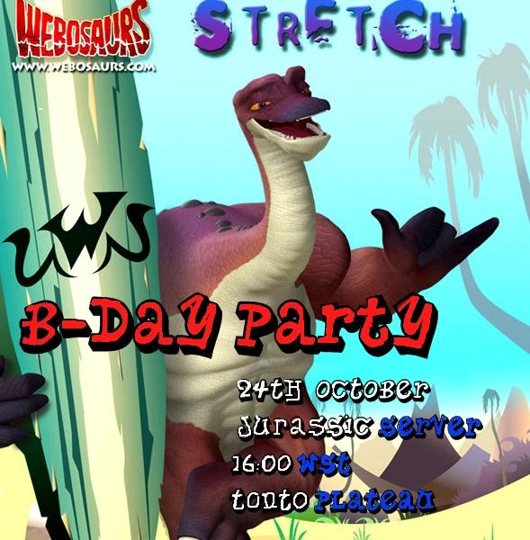 Stretch's Birthday Party | Webosaurs Wiki | Fandom