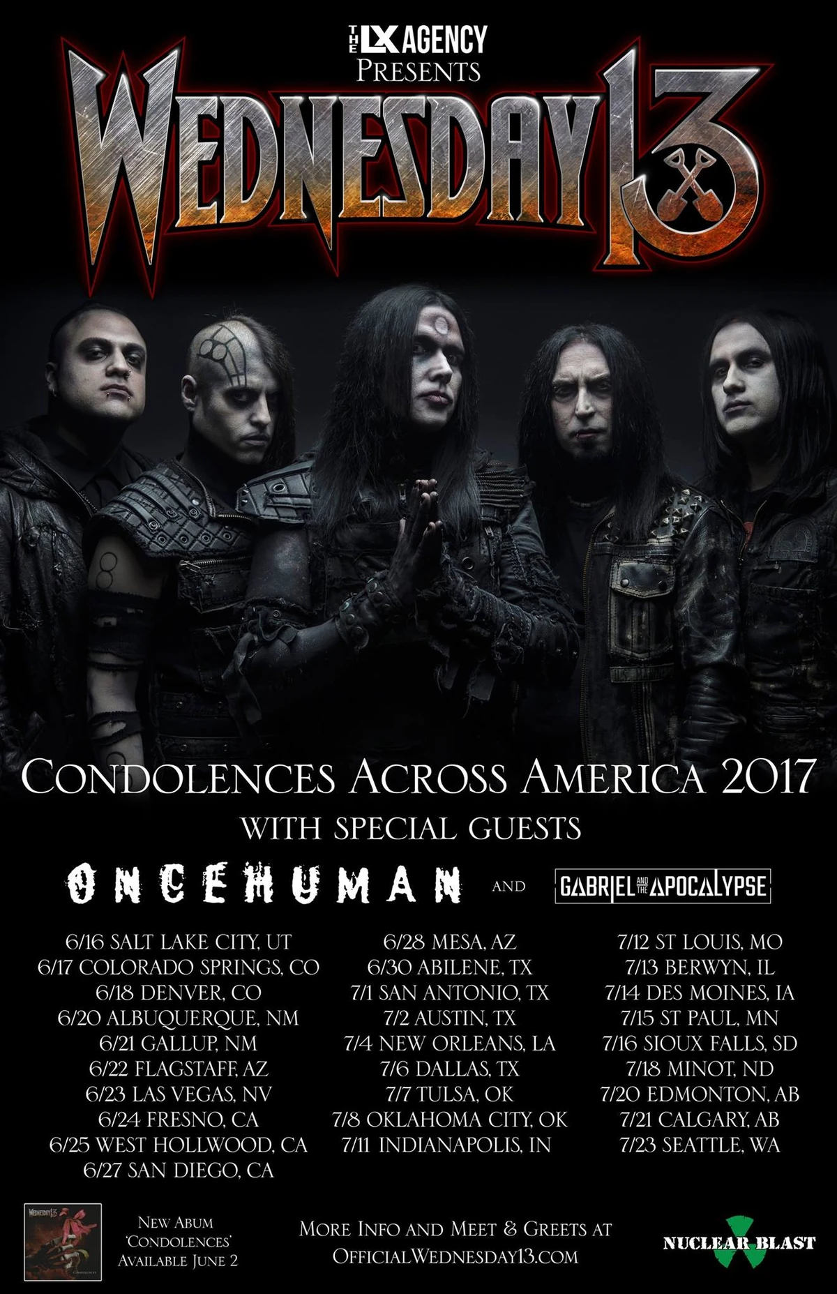 Condolences Across America Tour | Wednesday 13 Wiki | Fandom