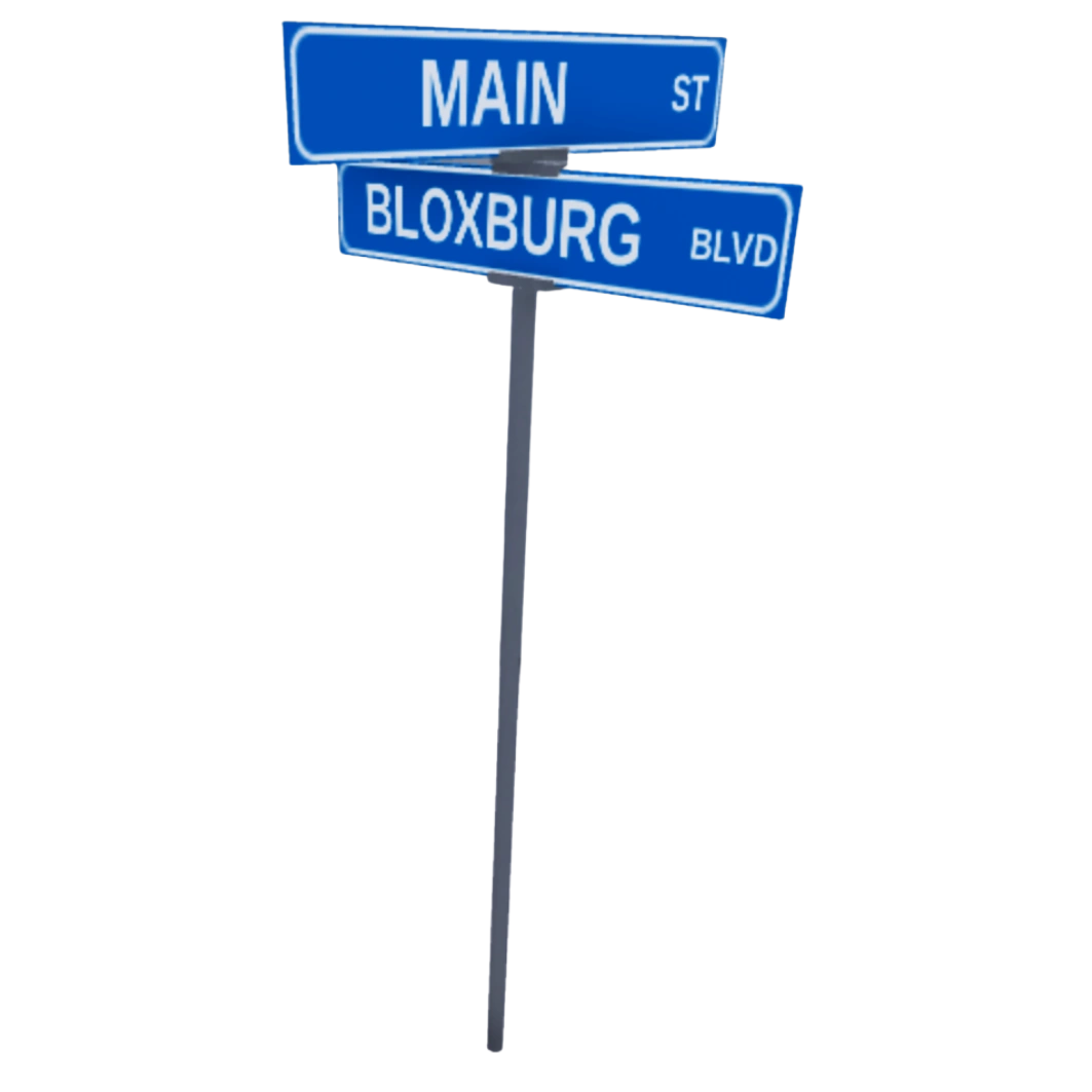 Street Corner Sign | Welcome to Bloxburg Wiki | Fandom