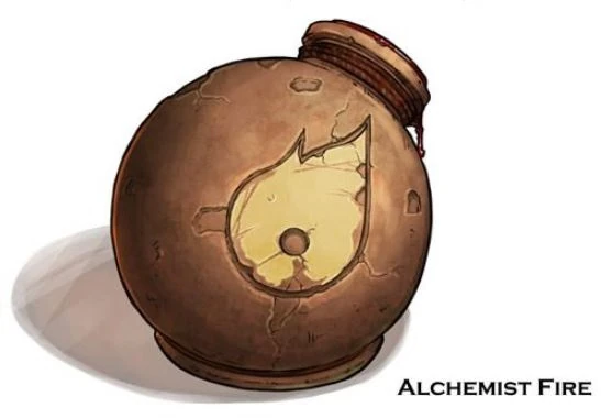 Alchemist's Fire | Welcome To Sunny* Barovia! Wiki | Fandom