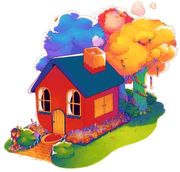 Welcome Cartoon House