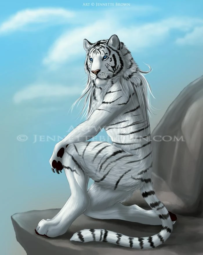 Female White Weretiger