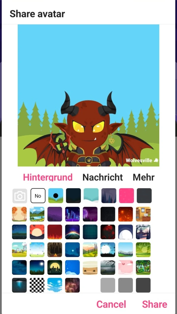 Share avatar | Wolvesville Wiki | Fandom