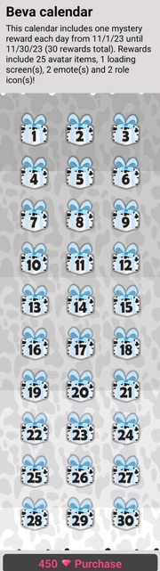 Beva calendar | Wolvesville Wiki | Fandom