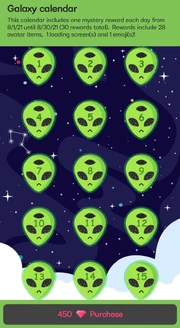 Galaxy Calendar | Wolvesville Wiki | Fandom