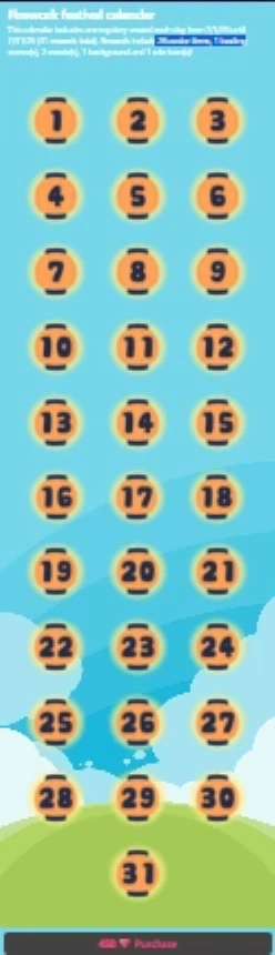 Firework festival calendar | Wolvesville Wiki | Fandom