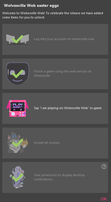 Web items | Wolvesville Wiki | Fandom