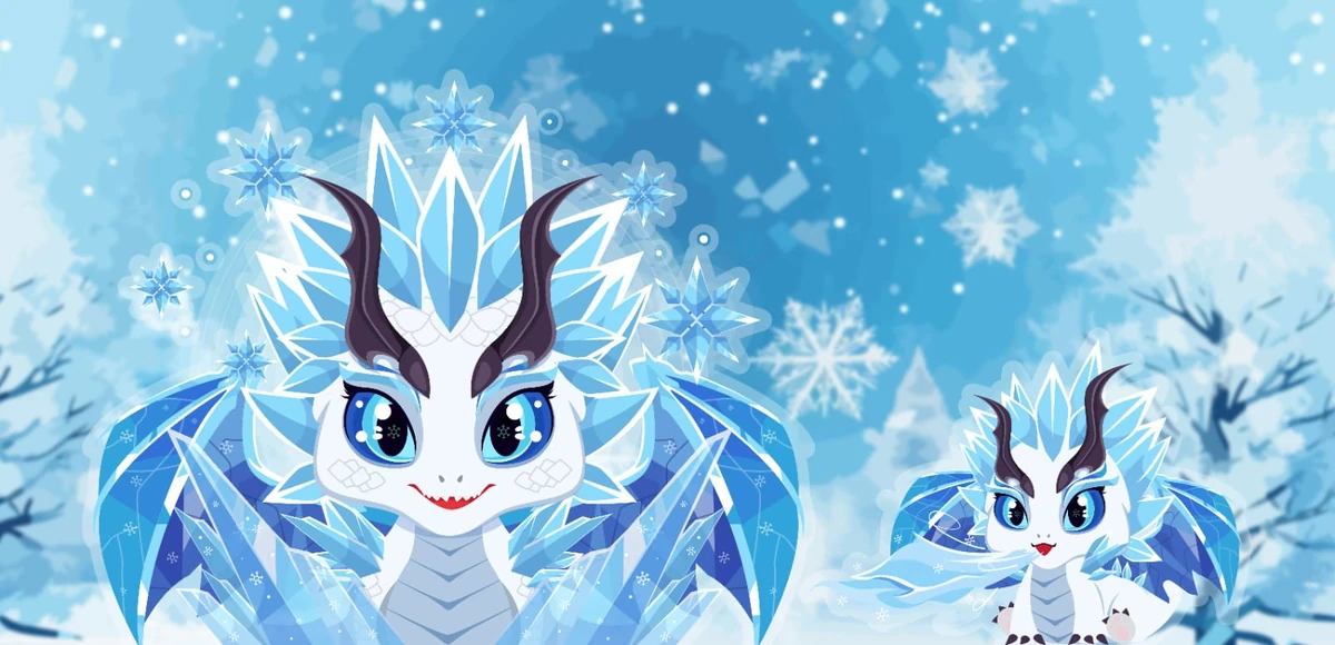Glacial Dragon Outfit | Wolvesville Wiki | Fandom