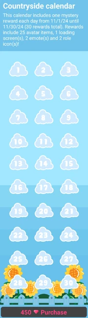 Countryside calendar | Wolvesville Wiki | Fandom