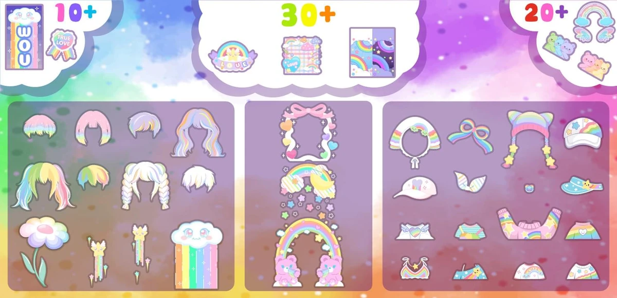 Rainbow collection | Wolvesville Wiki | Fandom