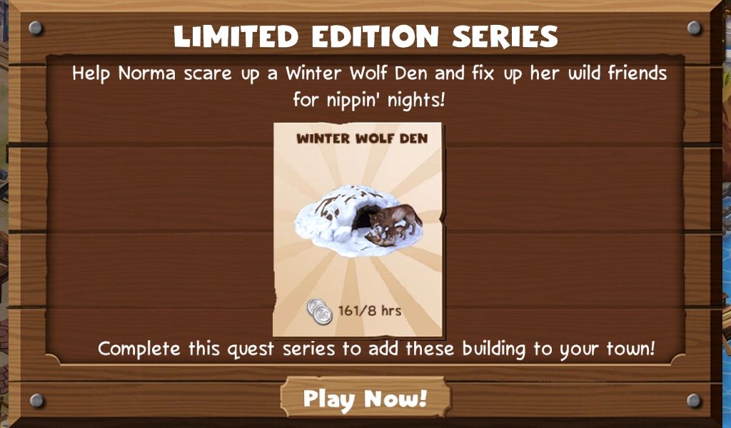 Den Buildin' fer Wily Wolves | Westbound Wiki | Fandom