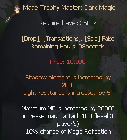Mage Trophy Master: Dark Magic | WestNos Wiki | Fandom