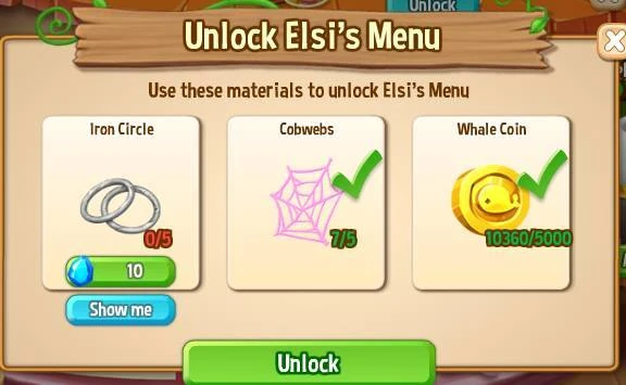 Elsi's Menu | Whale Island Wiki | Fandom