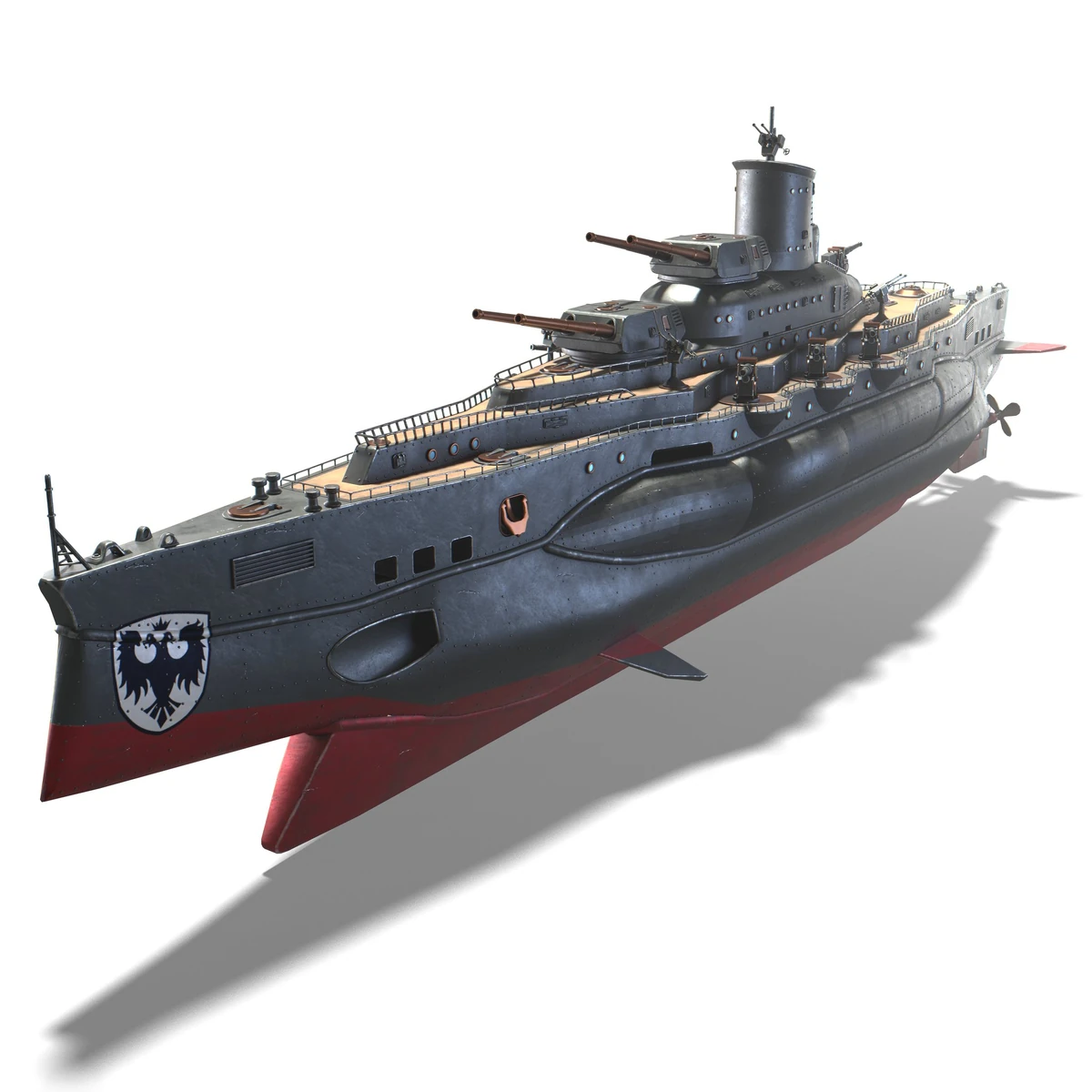 Melaenis-class Submarine Cruiser | What if saderan empire was a ww2 ...