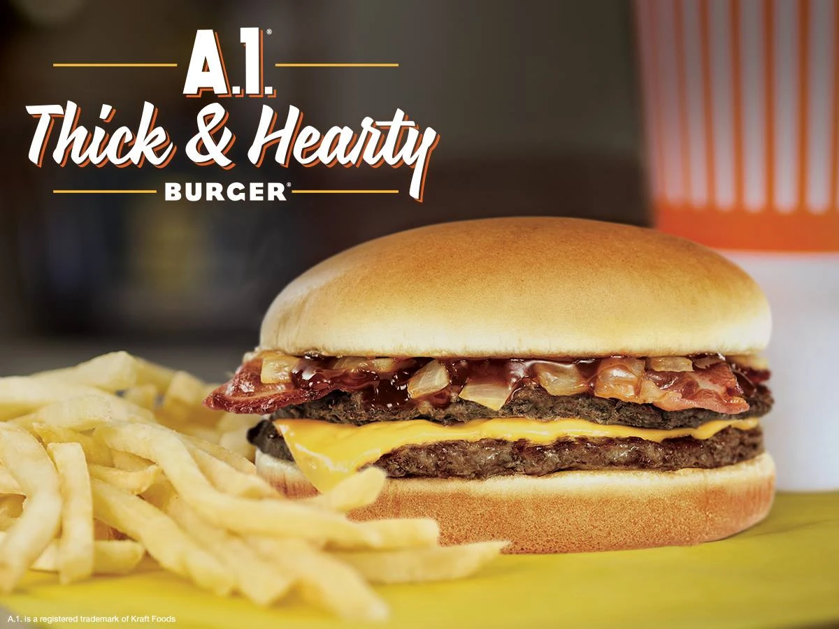A1 Thick and Hearty Burger | Whatapedia, the Whataburger Wiki | Fandom