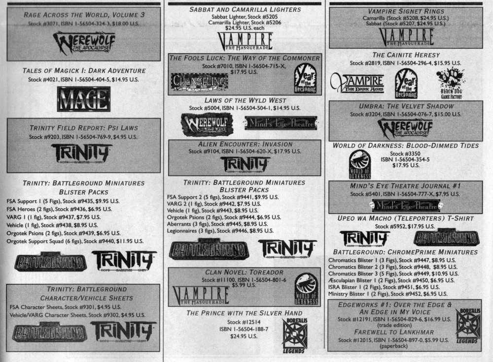 Trinity: Battleground - ChromePrime | White Wolf Wiki | Fandom