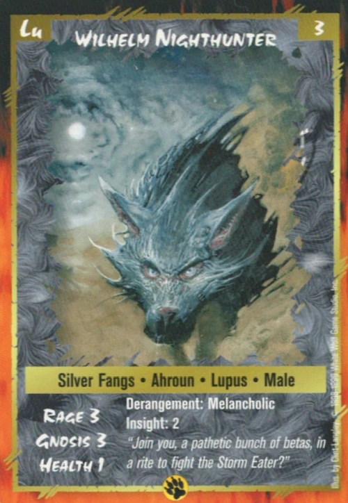 Wilhelm Nighthunter | White Wolf Wiki | Fandom