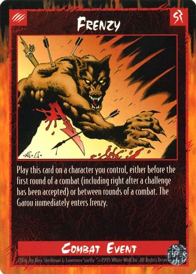 Frenzy (WTA) | White Wolf Wiki | Fandom