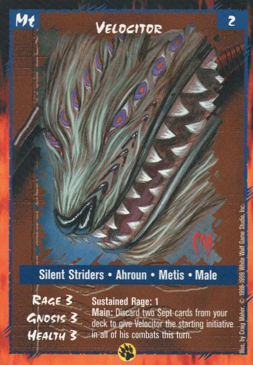 Velocitor | White Wolf Wiki | Fandom