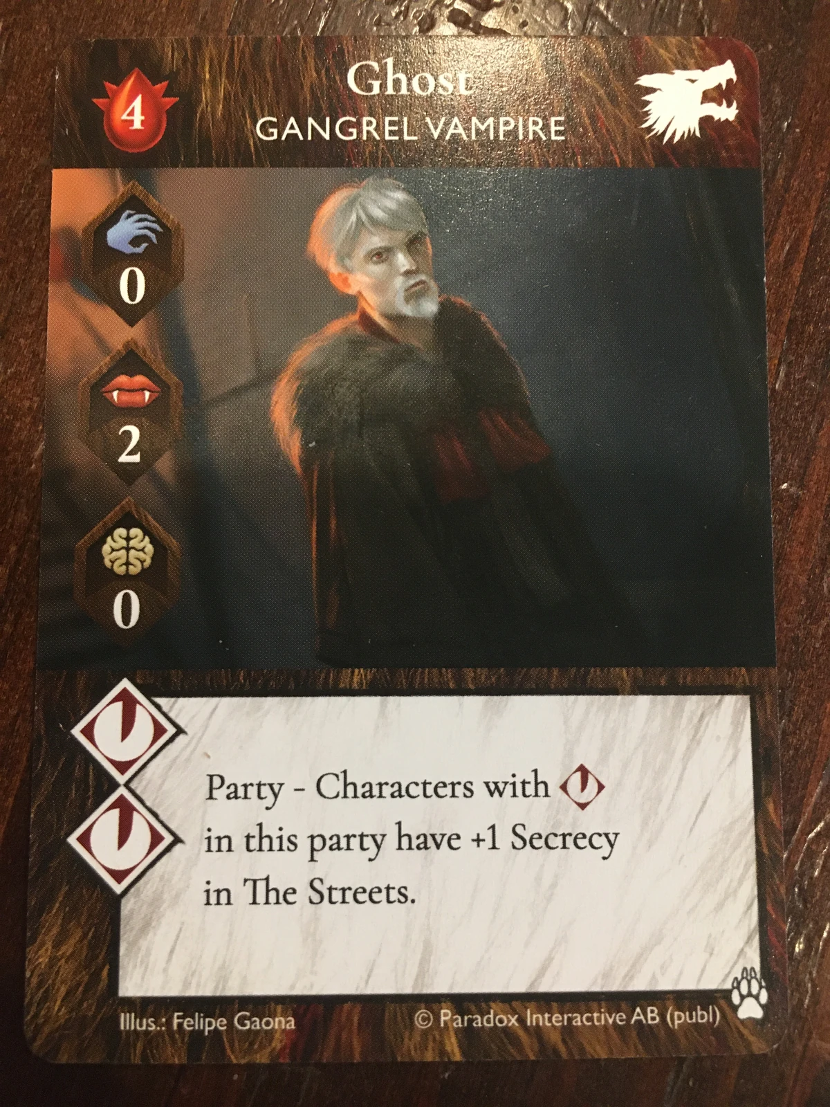 Ghost (Gangrel) | White Wolf Wiki | Fandom