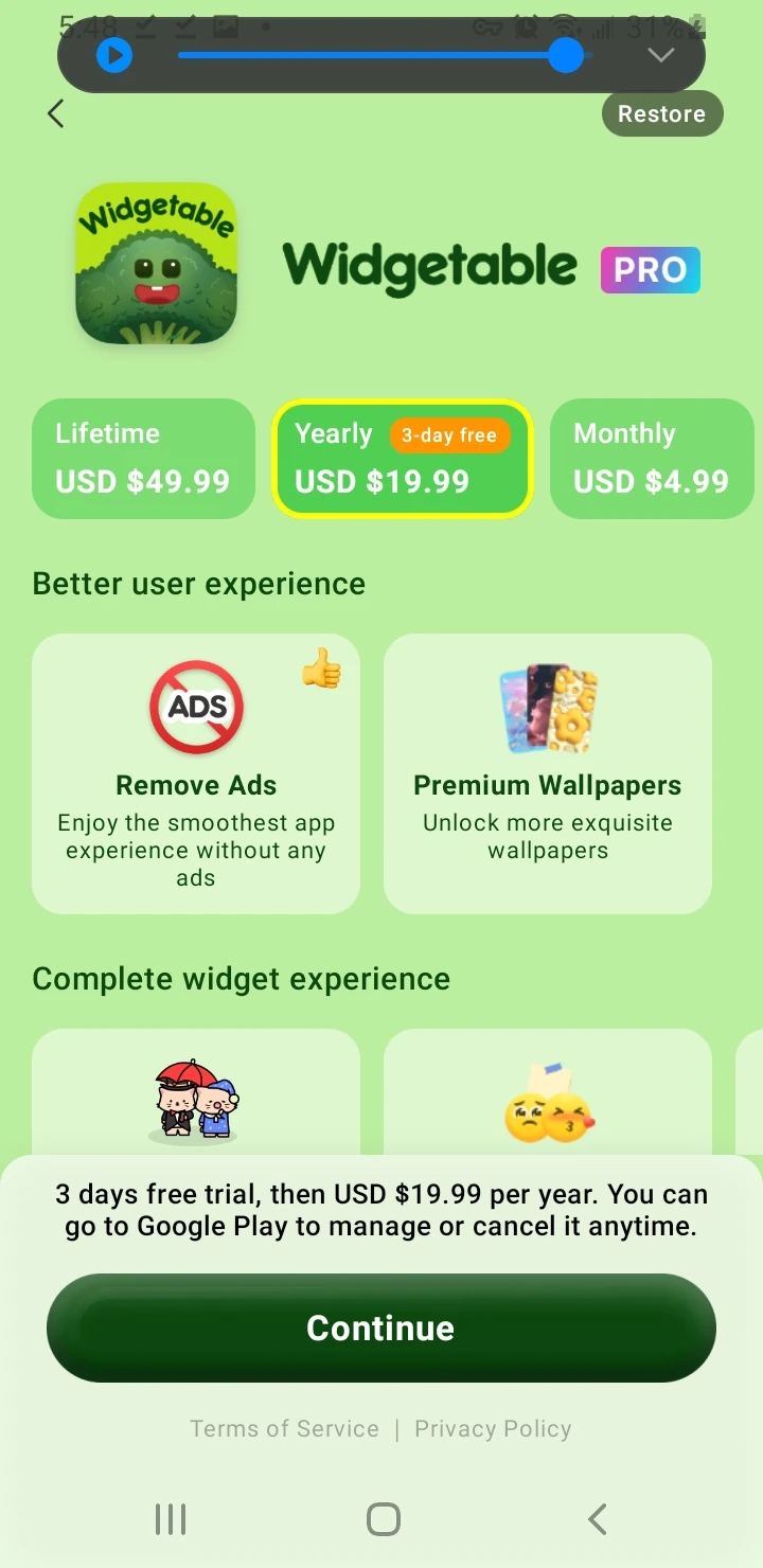 Pro Subscription | Widgetable Wiki | Fandom