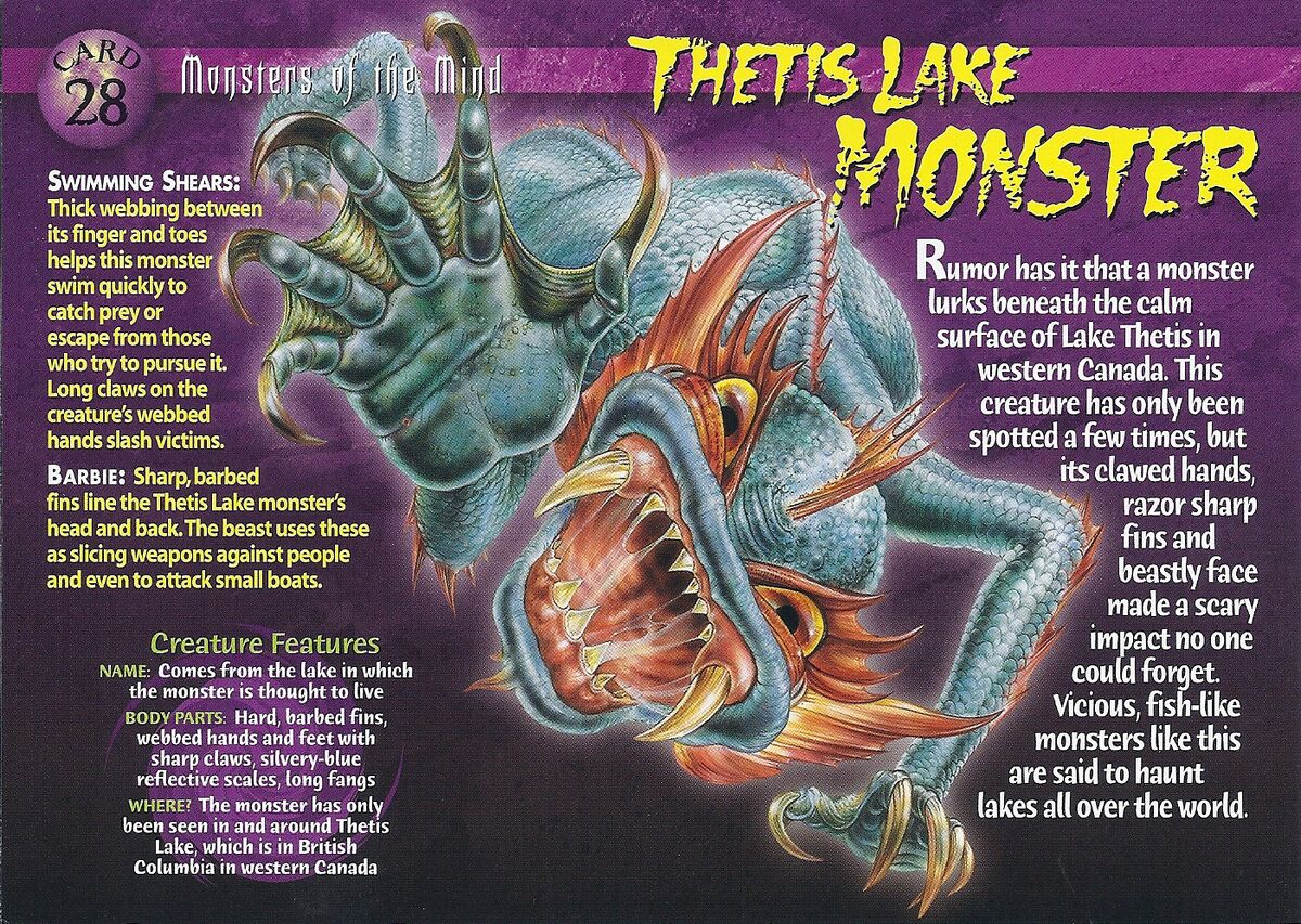 Thetis Lake Monster | Weird n' Wild Creatures Wiki | Fandom