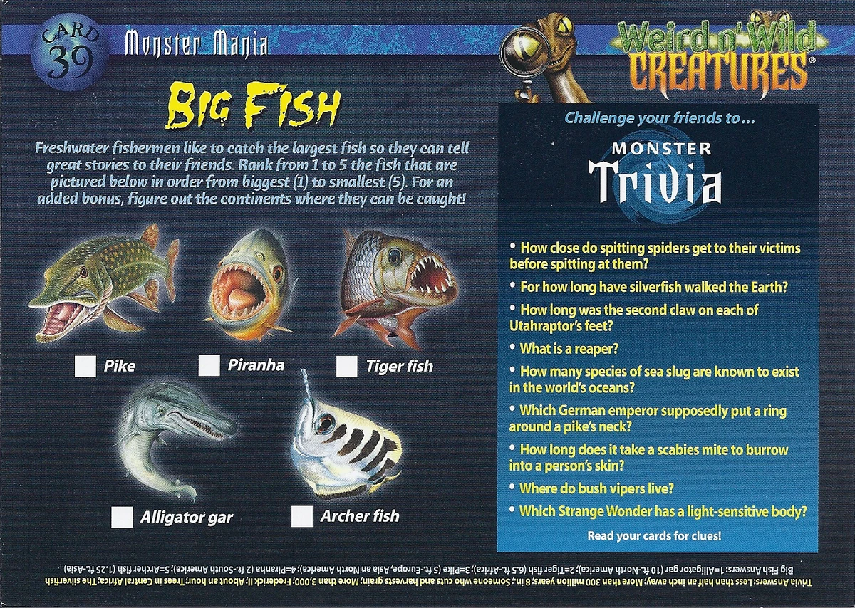 Monster Mania 39 | Weird n' Wild Creatures Wiki | Fandom