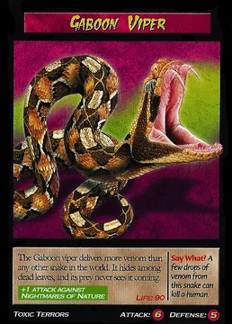 gaboon viper predators