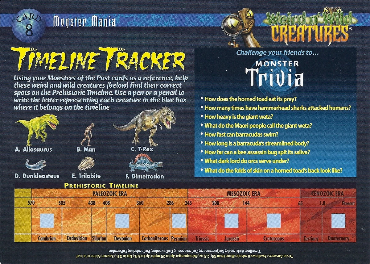 Monster Mania 8 | Weird n' Wild Creatures Wiki | Fandom