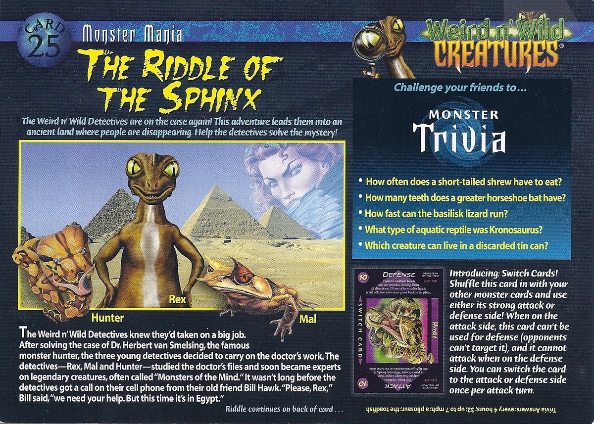 Monster Mania 25 | Weird n' Wild Creatures Wiki | Fandom