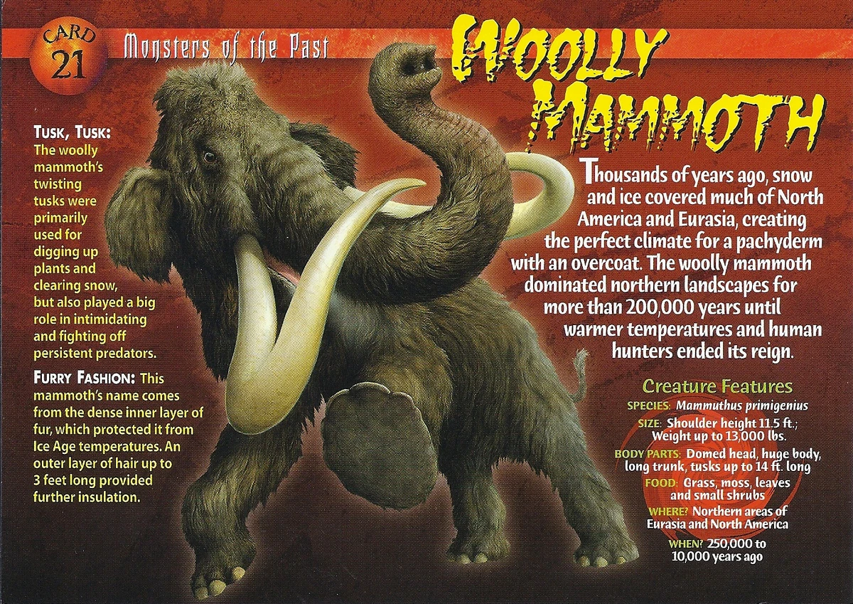 Woolly Mammoth | Weird n' Wild Creatures Wiki | Fandom