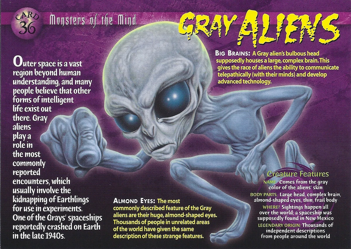 Gray Aliens | Weird n' Wild Creatures Wiki | Fandom