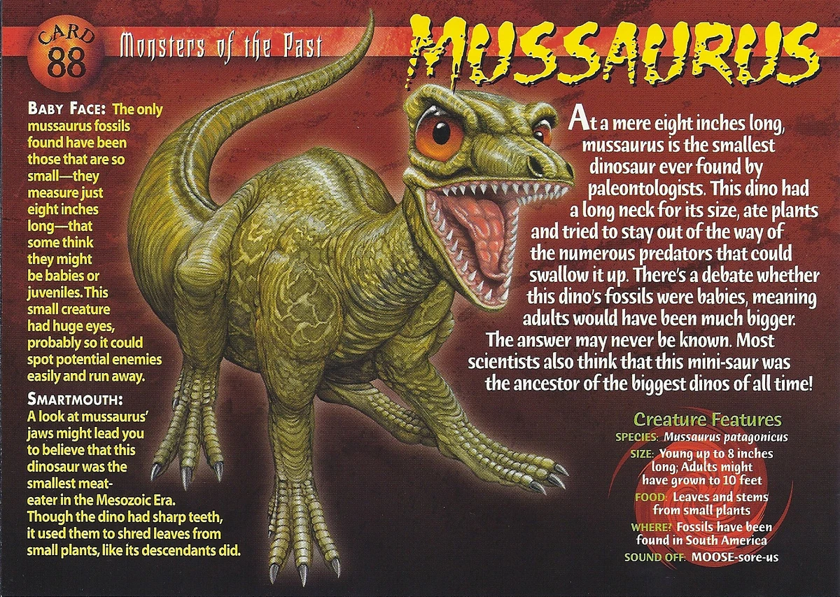 Mussaurus | Weird n' Wild Creatures Wiki | Fandom