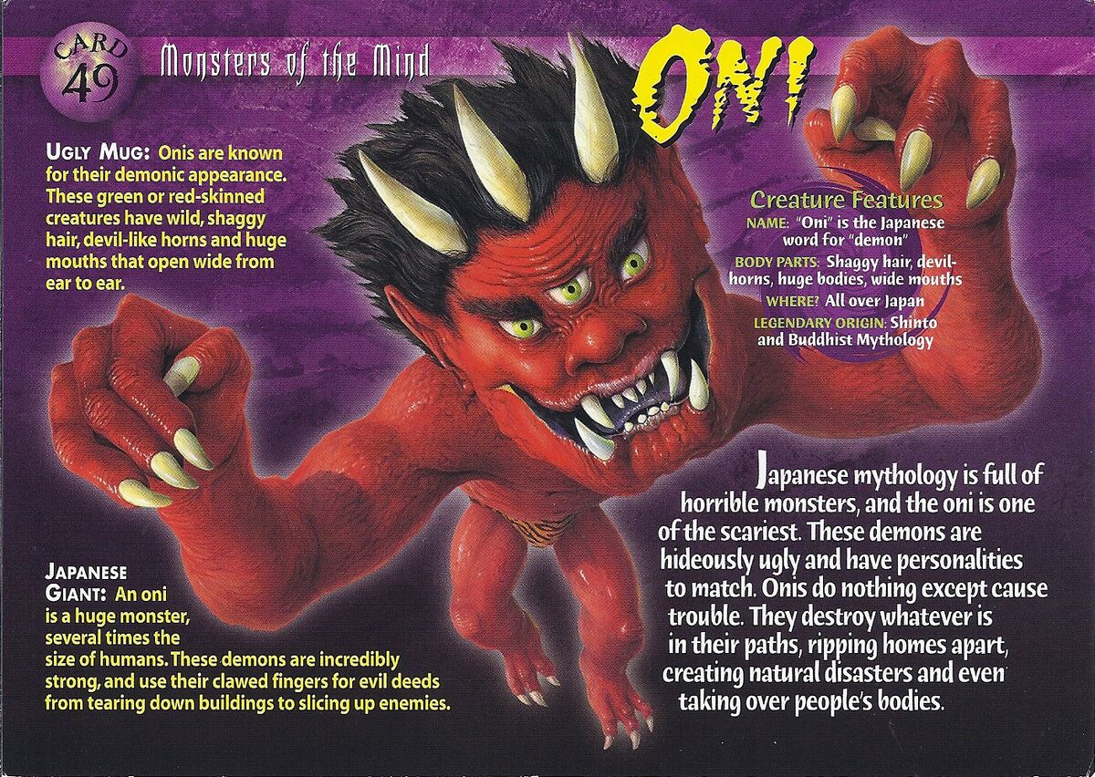 Oni | Weird n' Wild Creatures Wiki | Fandom Oni | Weird n' Wild Creatures Wiki | Fandom