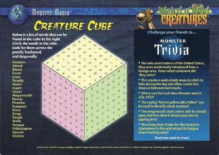 Monster Mania 2 | Weird n' Wild Creatures Wiki | Fandom