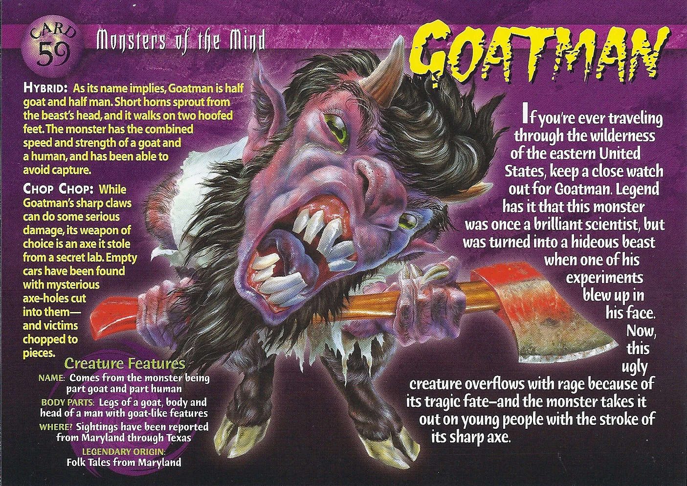 Goatman | Weird n' Wild Creatures Wiki | Fandom